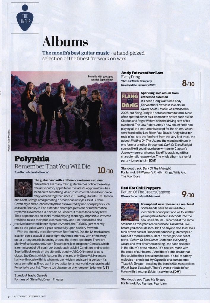 Guitarist review… – Andy Fairweather Low